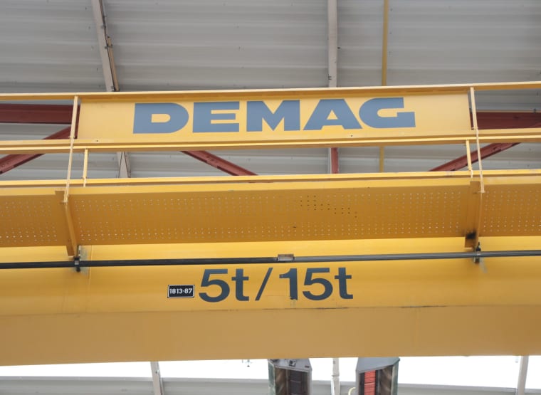 DEMAG Brückenkran 15/5 t gebraucht