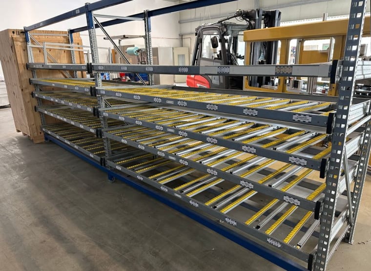 SSI SCHÄFER KDR Stückgut Durchlaufregalanlage Colli-Durchlauf-Regal