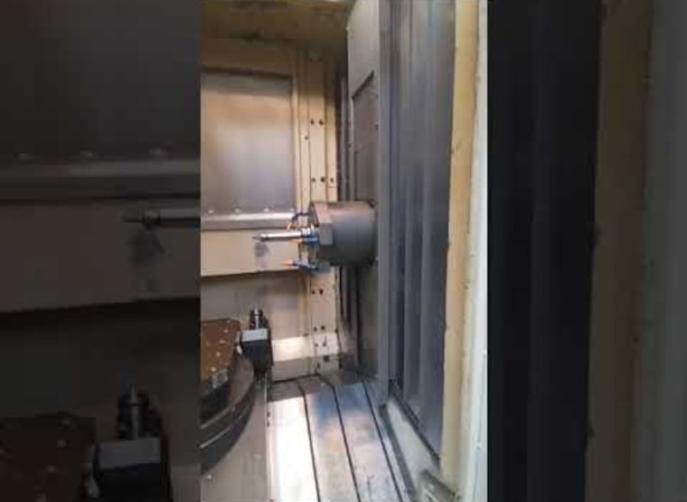 Centro de maquinagem, sistema de perfilamento e angulares OKUMA MX-40HA