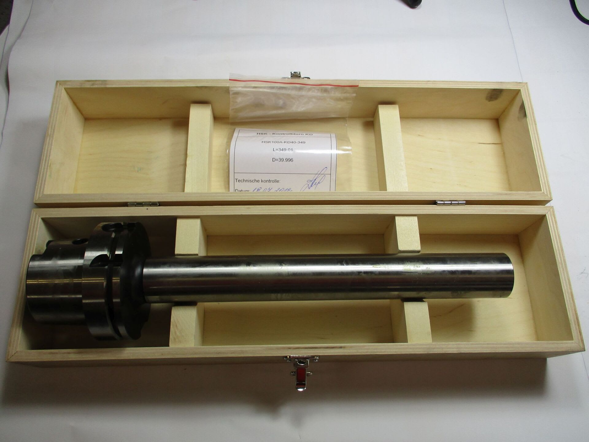 CERATIZIT 1x HSK-A-100 control mandrel HSK100A-KD40-349 (new, original ...