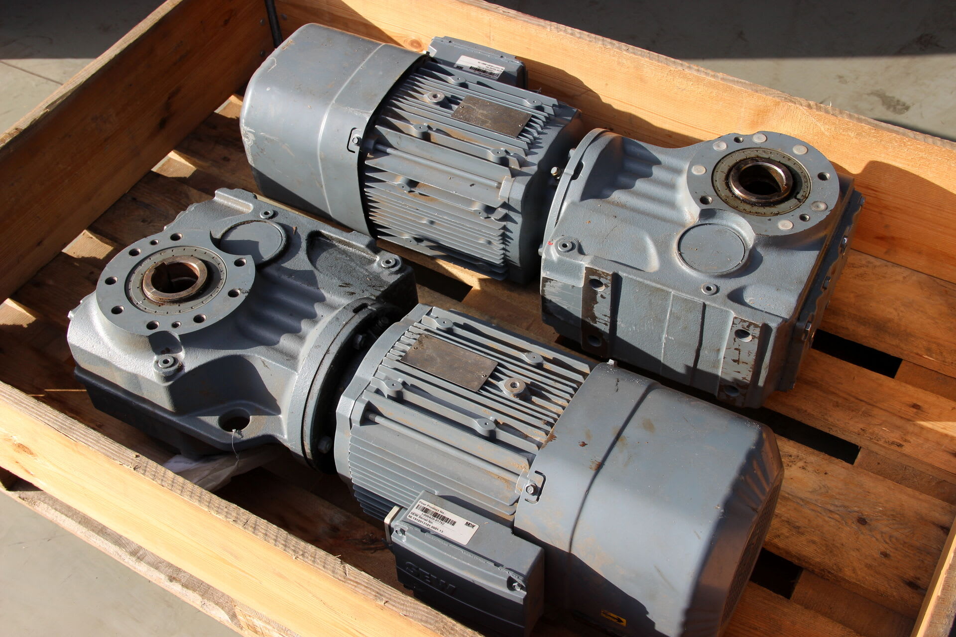 Sew Eurodrive Ka77 Dre112m4be5hr And8 Posten 2x Getriebemotor