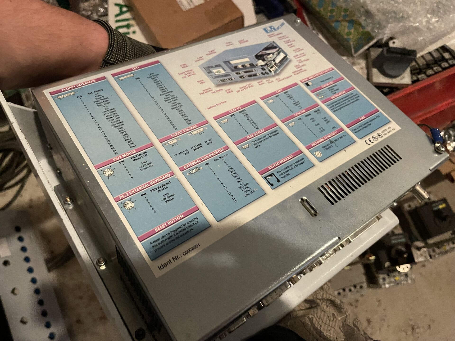 B&R IPS 500 Cadmatic V3.0 Cadmatic V3.0 NC MS-DOS Holzma Optimat HPP/81 ...