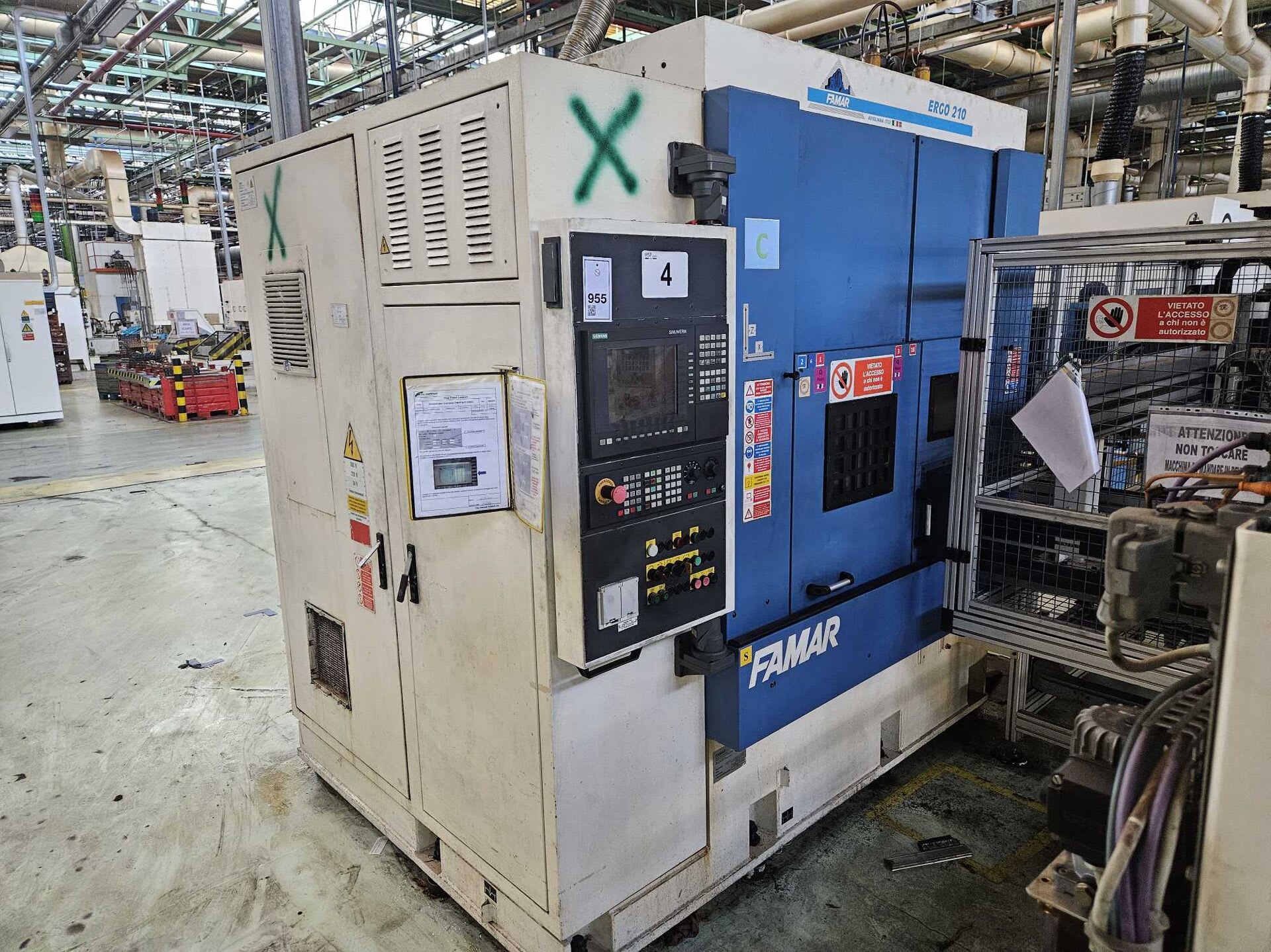 Torno CNC FAMAR ERGO 210: de ocasión