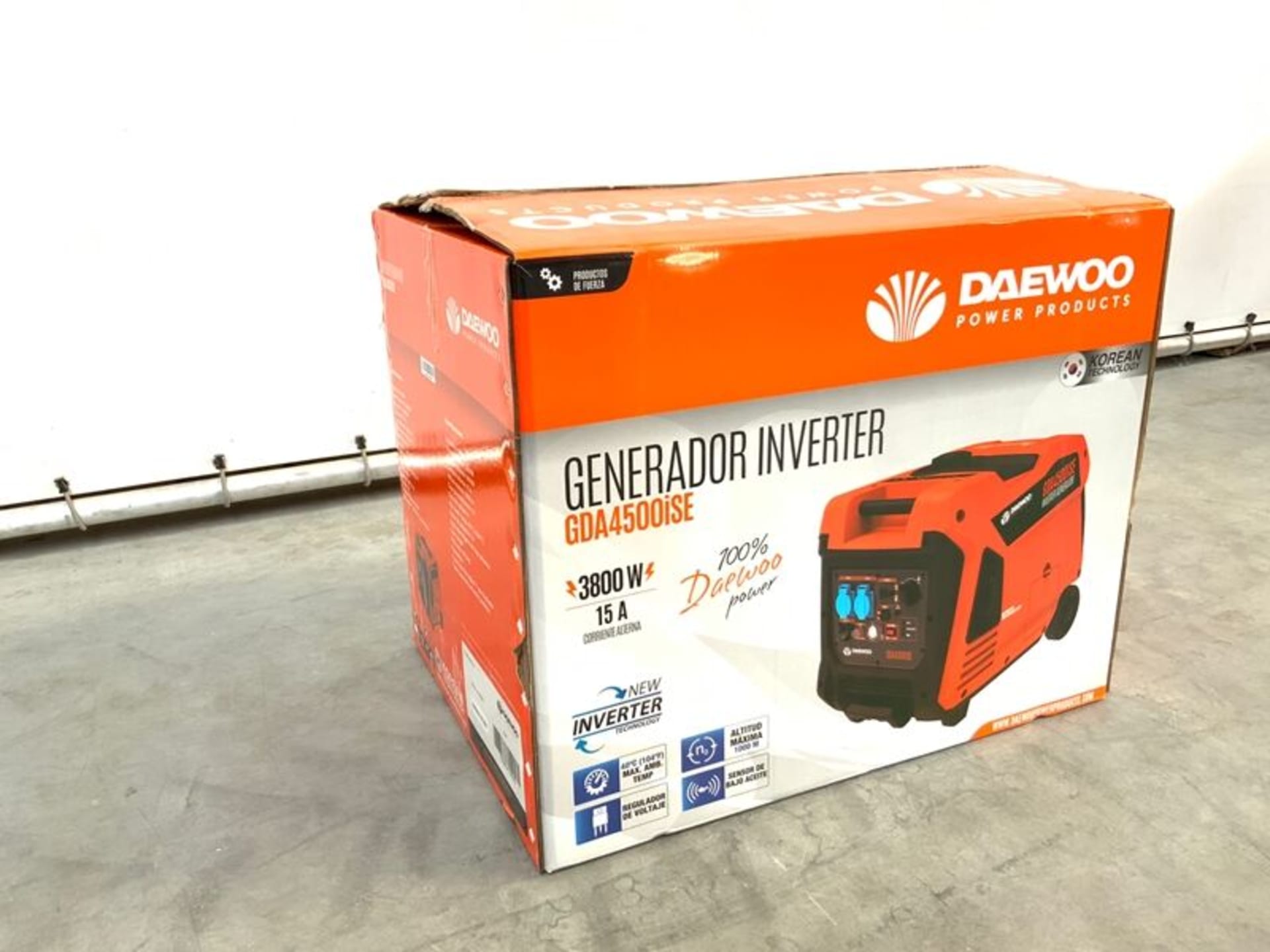 DAEWOO GDA4500ISE Gasoline power generator 3800W: de ocasión