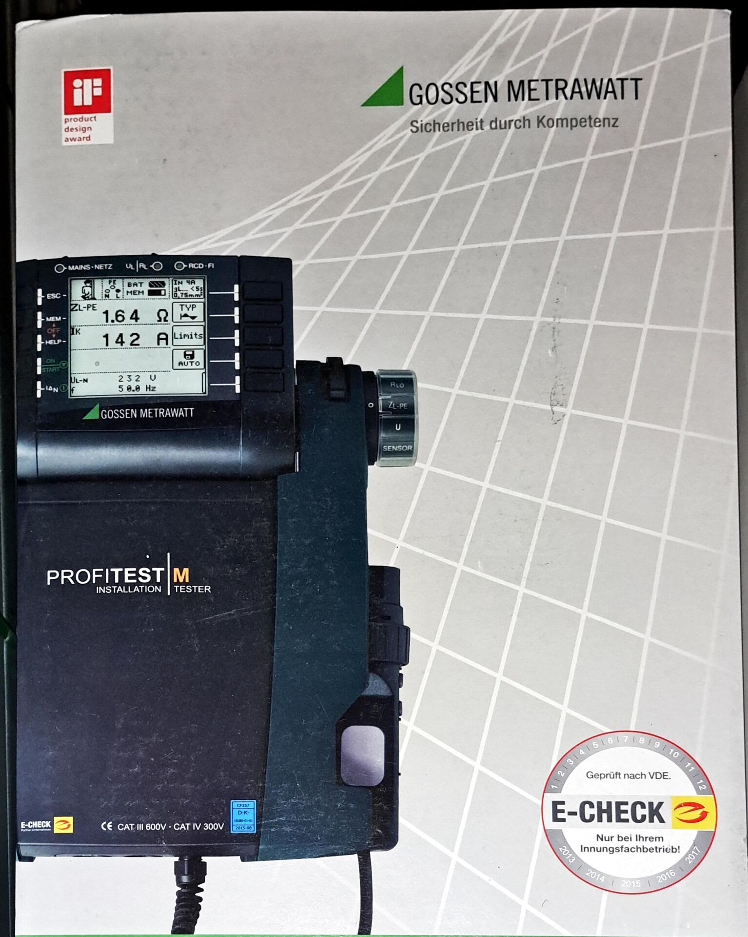 Medidor e aparelho de verificação (portátil) GOSSEN METRAWATT Profitest ...