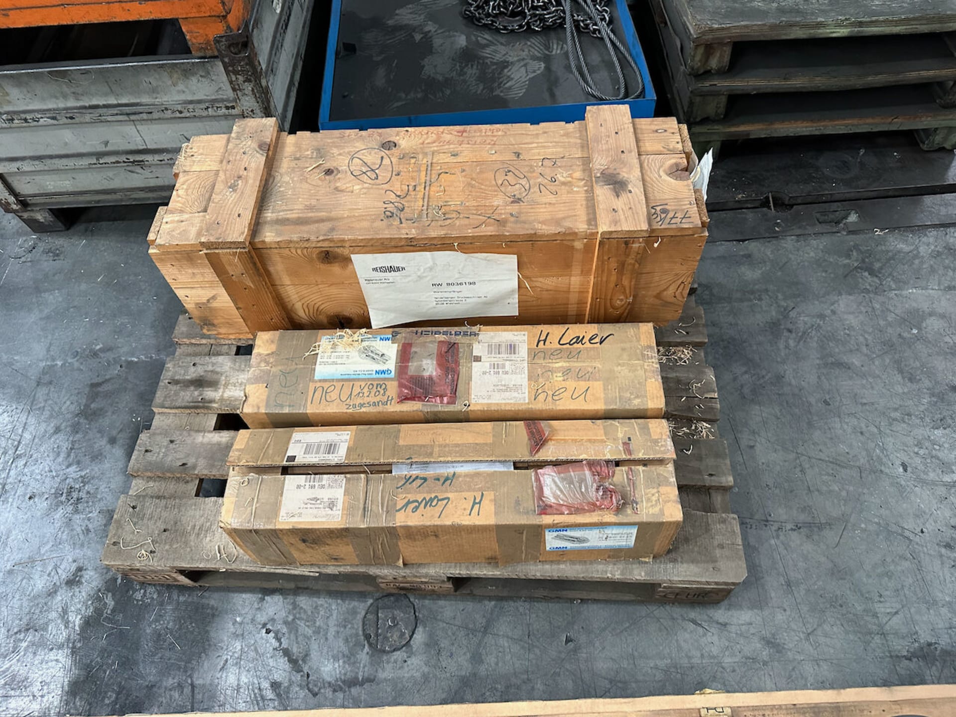 REISHAUER/ GMN RZ 301 S/ TSI 100 cs x 500 (3x) Grinding spindle