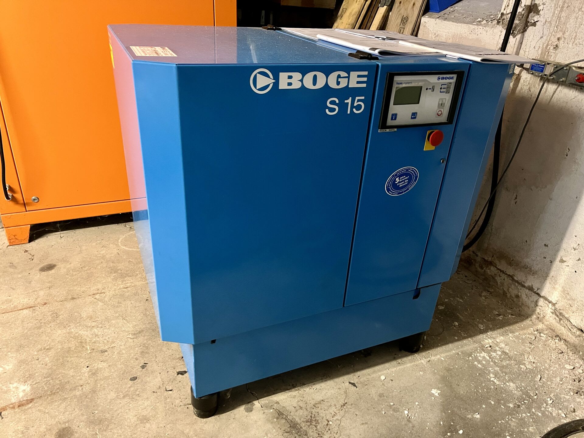 BOGE S15 Screw compressor: compra usato