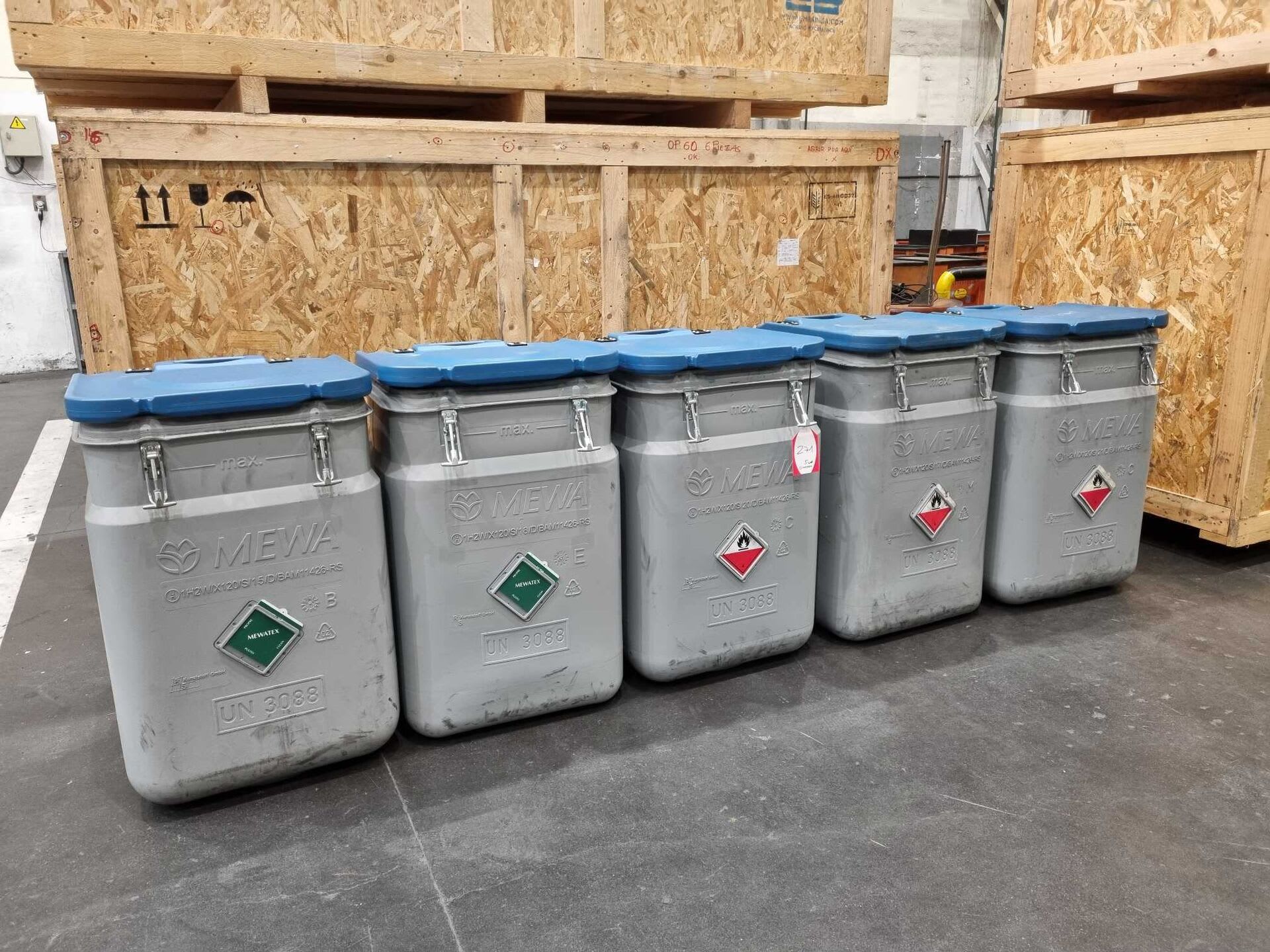 Contenedores de Seguridad MEWA SaCon: de ocasión