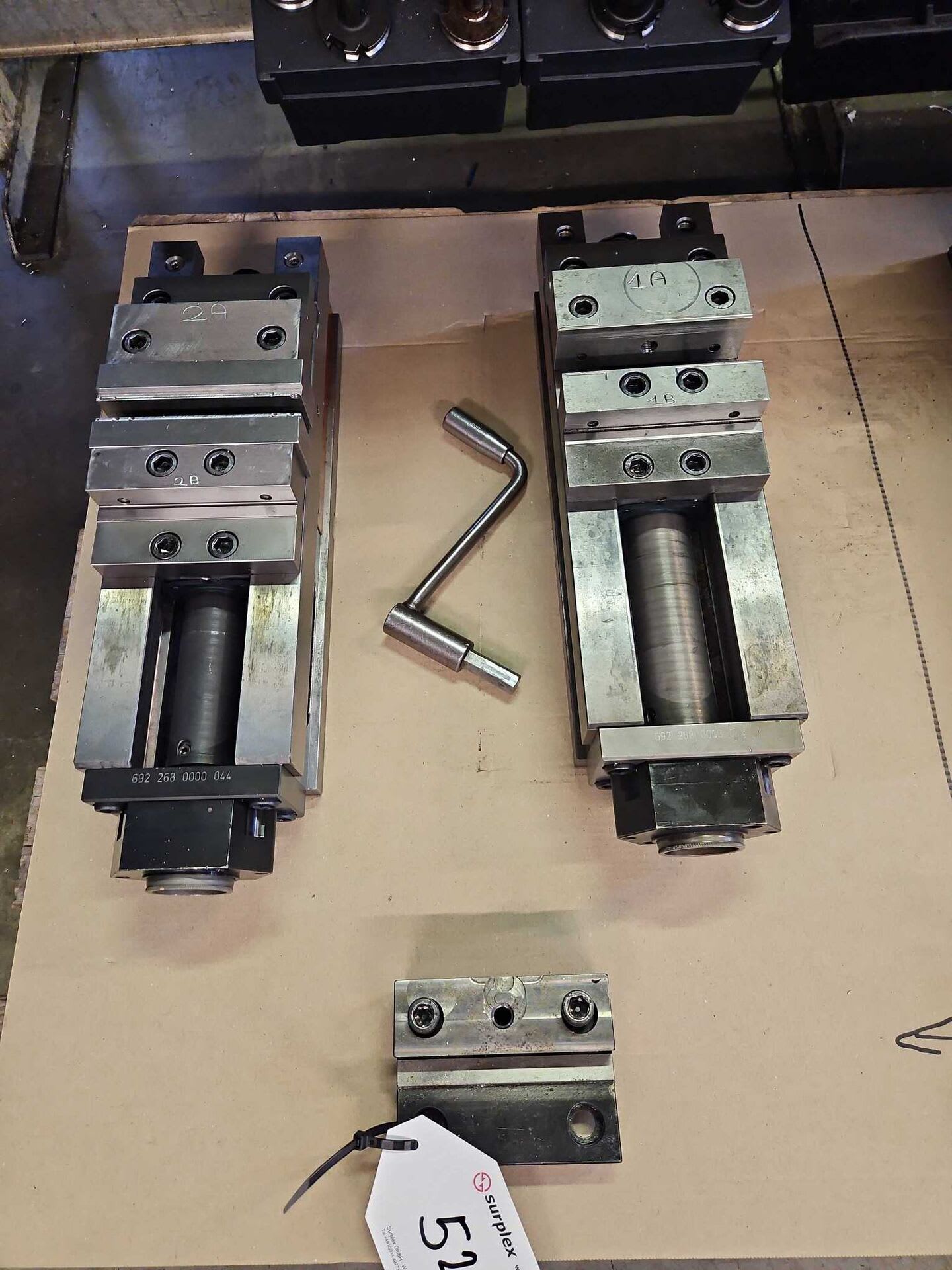 Clamping vices for ALLMATIC LC125 machine tools: buy used