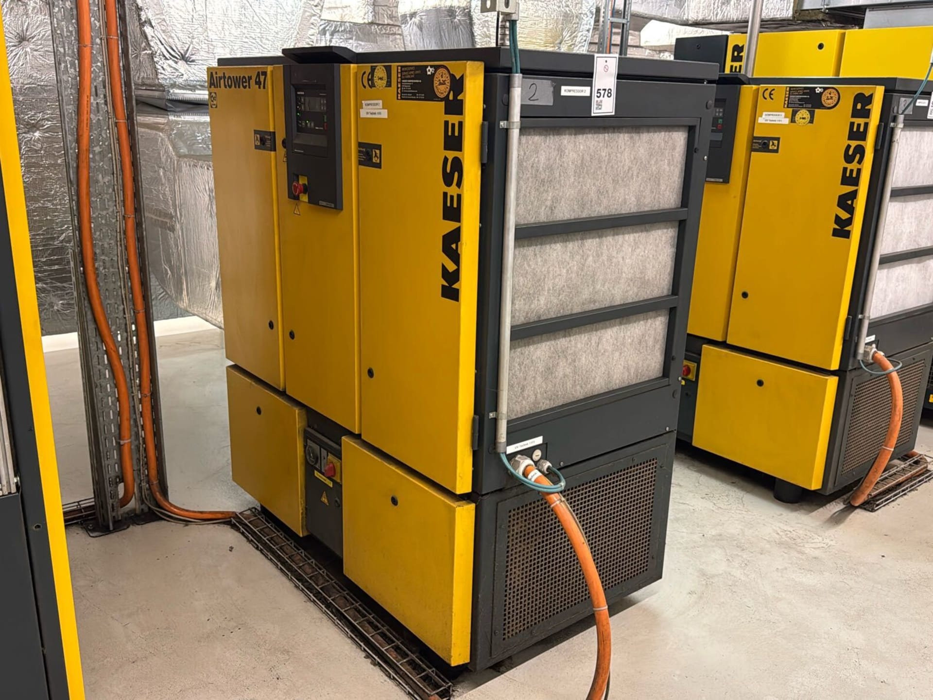 KAESER Air Tower 47 screw compressor: buy used