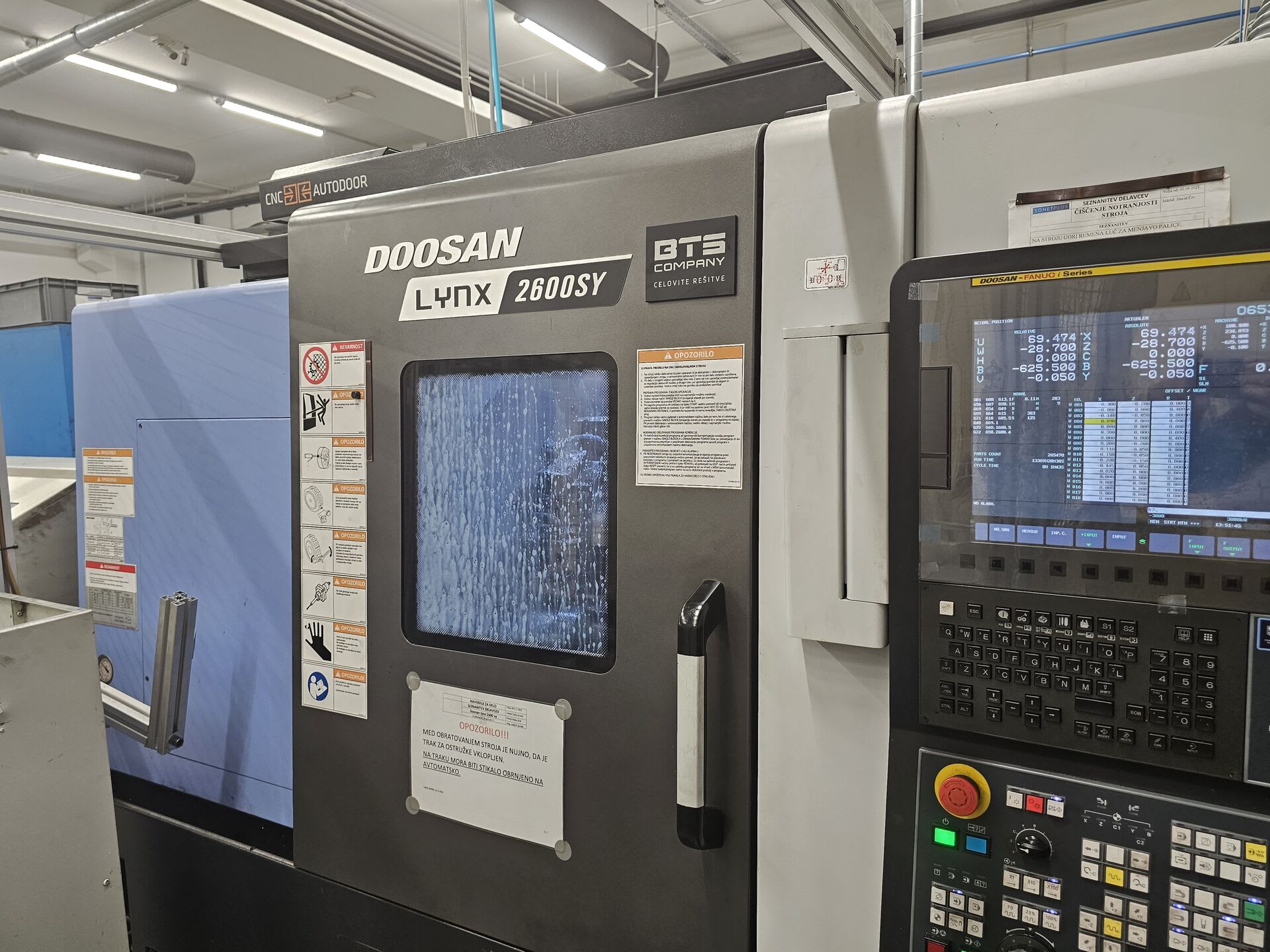 CNC Tezgahı DOOSAN LYNX 2600SY: ikinci el