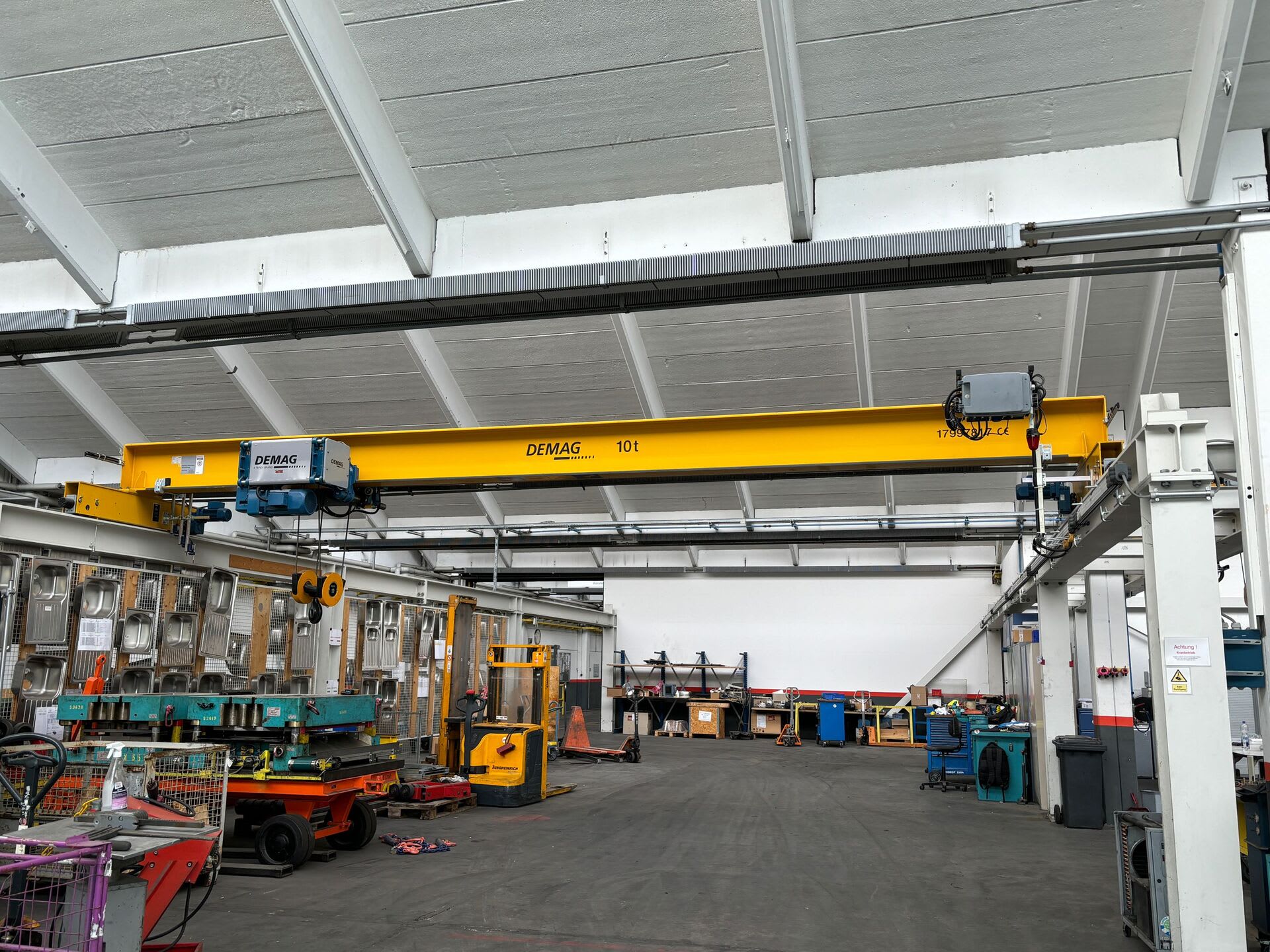 Ponte rolante DEMAG EDKE em segunda mão