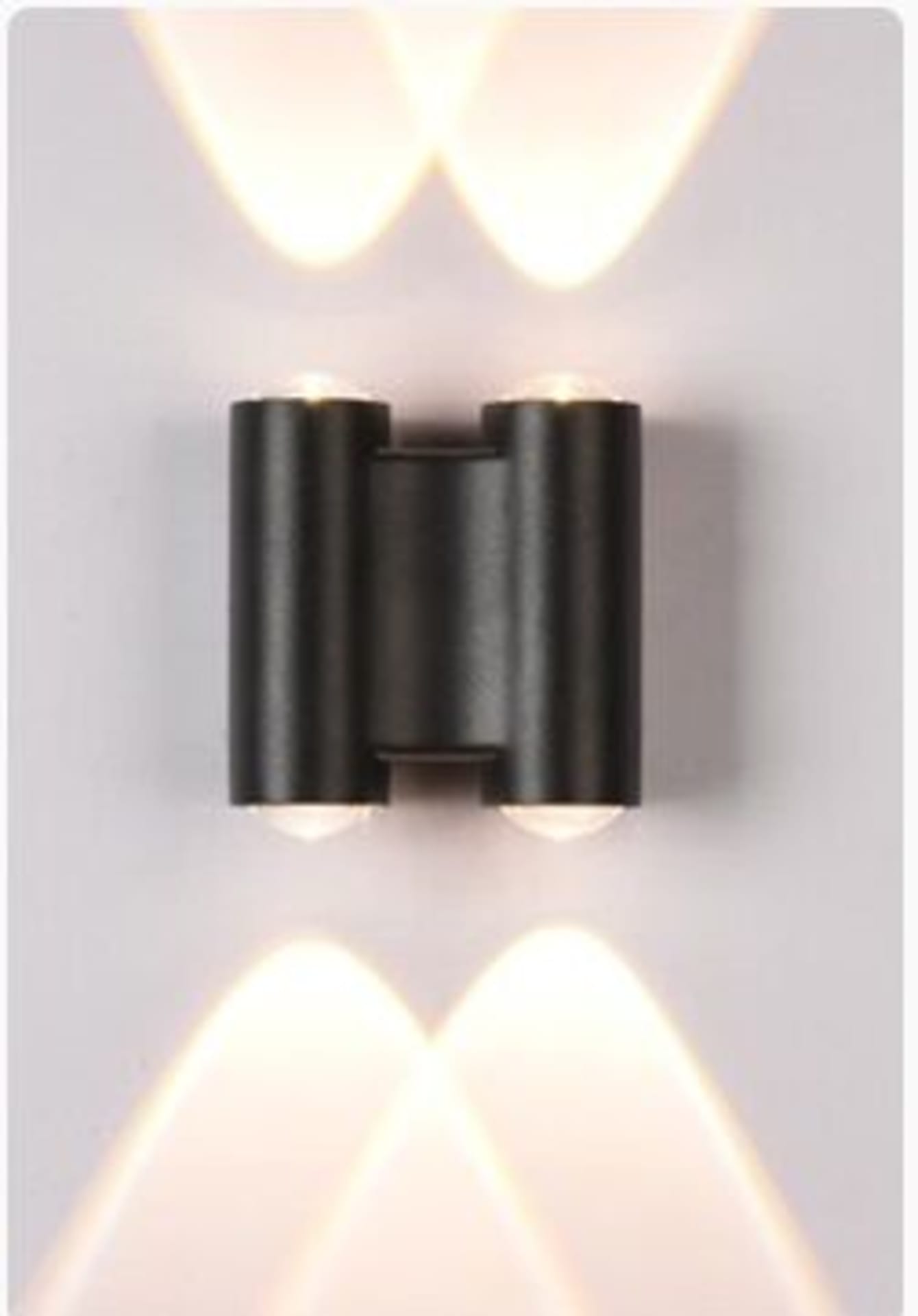 VENUS Wall lamps 20 x Wall lamp total 4W LED up/down - IP54 waterproof ...