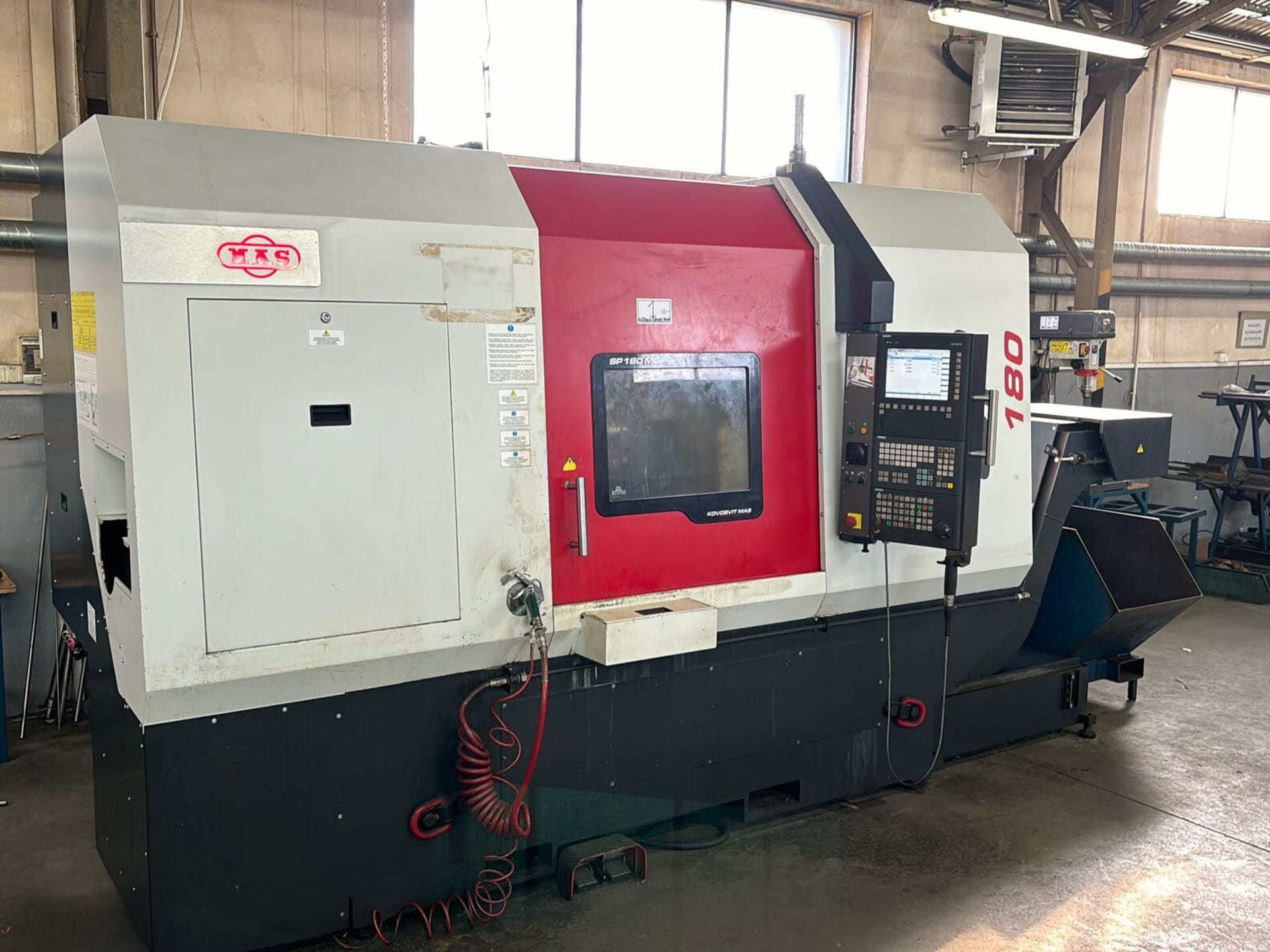 CNC Tezgahı MAS SP 180 MC: ikinci el