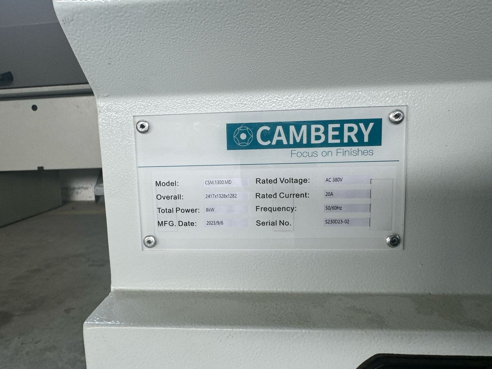 CAMBERY CSM 1300 MD Paper winding and cutting machine d'occasion