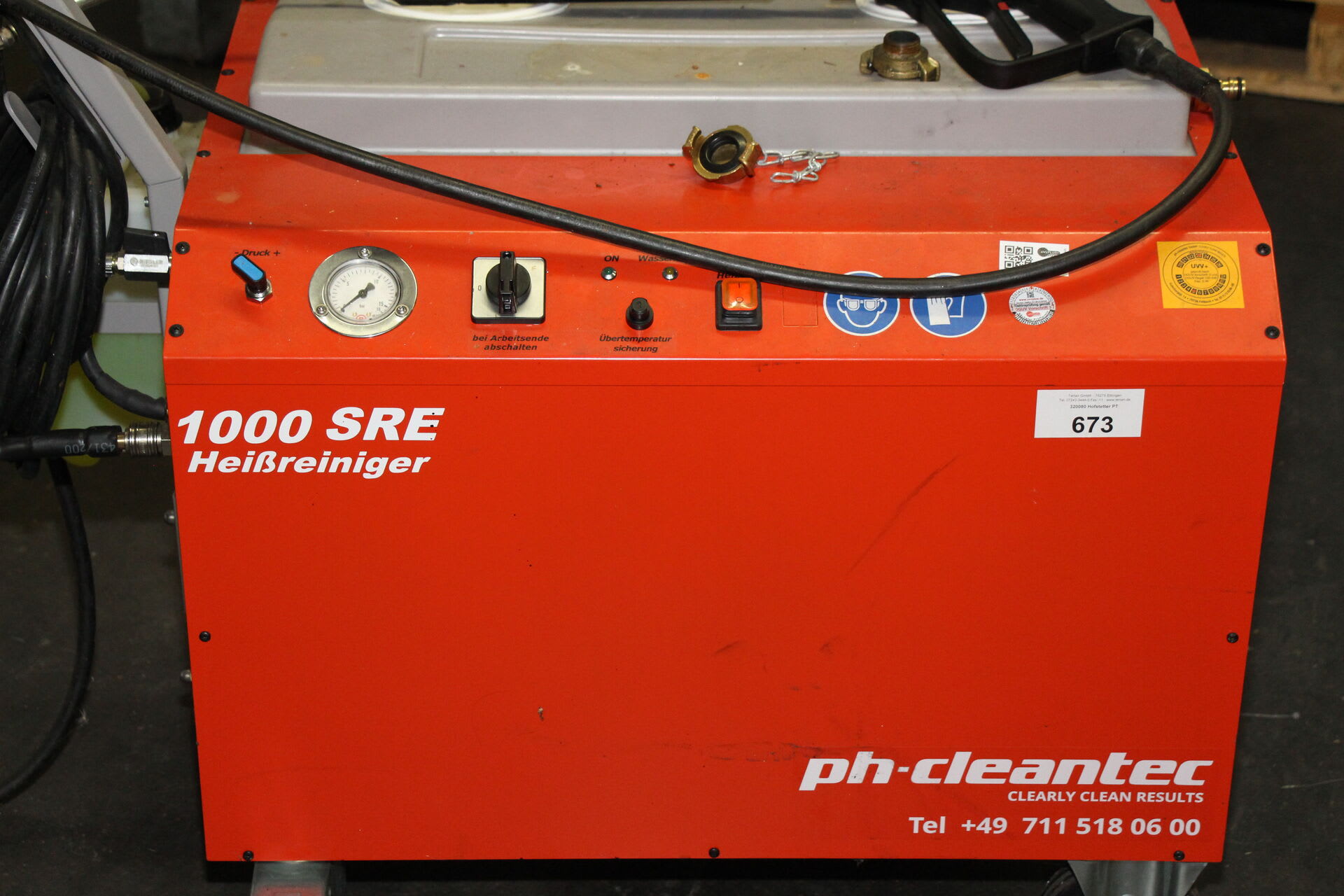 PH - CLEANTEC 1000 SRE hot cleaner: buy used