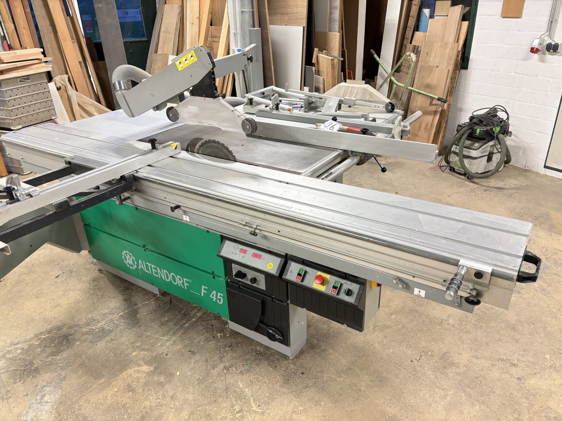 ALTENDORF F 45 Circular Sizing Saw with Scorer em segunda mão
